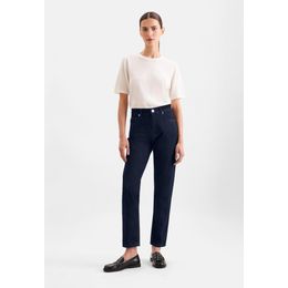 Seidensticker Damen 5-Pocket-Hoseblau, Gr. 44, unifarben, 100% Baumwolle, Hosen