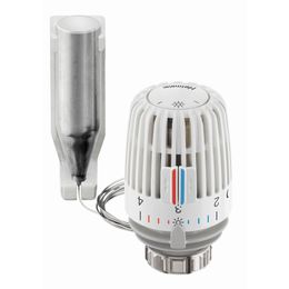 Heimeier Thermostat-Kopf K Fernf&uuml;hler, wei&szlig;, 2 m Kapillarrohr