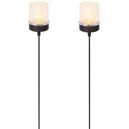 toom Solar-Spie&szlig;lampenset warmwei&szlig; IP 44 &Oslash; 6,2 x 55 cm 2 St&uuml;ck