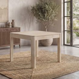 FineBuy Esstisch Massivholz 80cm Esszimmertisch Bistrotisch K&uuml;chentisch 4 Personen Tisch