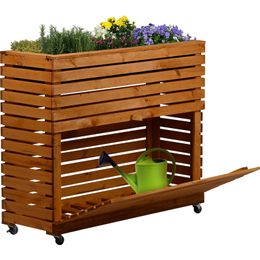 Dobar Hochbeet "Rolla" Gr. XL, Braun