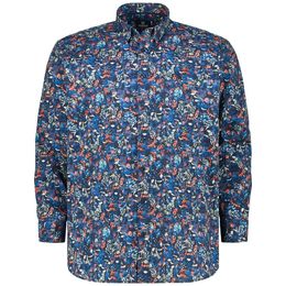 Herren Gro&szlig;e Gr&ouml;&szlig;en | Lerros Freizeithemd mit Stretch Farbe blau Gr&ouml;&szlig;e: 6XL