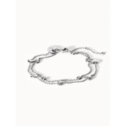 PURELEI Glitter Heart Armband, verstellbare L&auml;nge