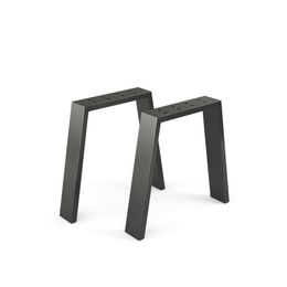 VICCO Tischbeine, Schwarz, Metall, 45x42x8 cm, Esszimmer, Tische, Esstische, Tischsysteme, Tischgestell