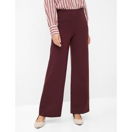 Raphaela by Brax Damen Marlenehose Style LILLYTH FLARED AMARONE, dunkles lila, Gr. 44