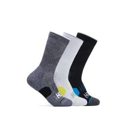 Hoka One One Hoka Crew Run Sock 3-Pack Bekleidung Unisex bunt