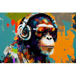 SONSTIGE Acrylglasbild DJ SCHIMPANSE