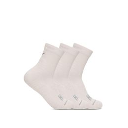 Hoka One One Hoka Quarter Run Sock 3-Pack Bekleidung Unisex wei&szlig;