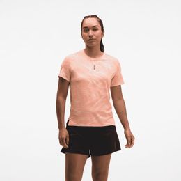 Hoka One One Hoka Everyrun Short Sleeve Bekleidung Damen rot