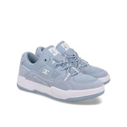 DC Shoes Damen Sneaker "Construct", Gr. 6,5blau, wei&szlig;, Obermaterial:54.6% Leder, 20.9% Synthetikmaterial, 25.5% Polyester., Schuhe