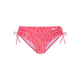 ELBSAND Damen Bikini-Slip, Rot, Gr. 40, Bikinihosen, Material: Polyamid