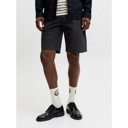 Jack & Jones JACK & JONES Herren Chinoshorts "JPSTKARL DREW CHINO SHORTS MID"schwarz, Gr. M, unifarben, Web, Obermaterial: 100% Baumwolle, Hosen, Baumwolle,