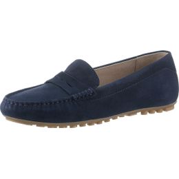 Caprice Damen Slipper mit flexibler Laufsohle marine, Gr&ouml;&szlig;e 42