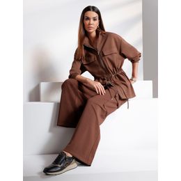Heine Damen Jacke, Braun, Gr. 40, Mode, Material: Modal