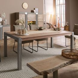 Esstisch Akazie 200x100x76 beige lackiert Amsterdam #115