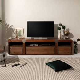TV-Board Mango 220x48x55 braun lackiert Amsterdam #26