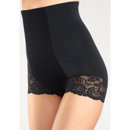 Lascana Damen Taillenshaper, Schwarz, Gr. 32/34, Shapewear, Material: Polyamid