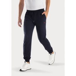 Kangaroos Damen Sweat-Pants, Blau, Gr. 56/58, Herrenmode, Material: Baumwolle