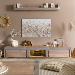 TV-Board Akazie 240x48x39 beige lackiert Amsterdam #104