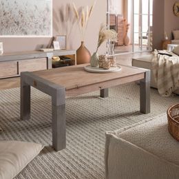 Couchtisch Akazie 110x70x45 beige lackiert Amsterdam #118