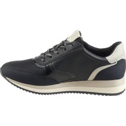 Jana Damen Sneaker mit Zipper dunkelblau Gr&ouml;&szlig;e 39