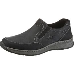 Herren Slipper f&uuml;r kr&auml;ftige F&uuml;&szlig;e, von Rieker graphit Gr&ouml;&szlig;e 47