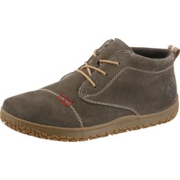 Rieker Damen Sneaker mit Veloursleder dunkeltaupe Gr&ouml;&szlig;e 38