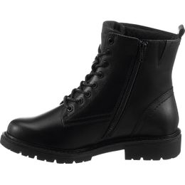 Jana Damen Stiefelette aus Echtleder schwarz Gr&ouml;&szlig;e 42