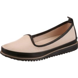 Andrea Conti Damen Slipper creme-schwarz Gr&ouml;&szlig;e 40