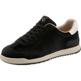 Caprice Damen Sneaker mit Velours- & Glattleder schwarz Gr&ouml;&szlig;e 40