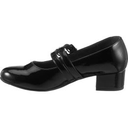 Jana Damen Spangenpumps mit Riemchen schwarz Gr&ouml;&szlig;e 40