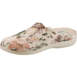 Waldl&auml;ufer Damen Pantoffel ros&eacute;-gebl&uuml;mt Gr&ouml;&szlig;e 37