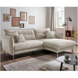 Pharao24.de Wohnlandschaft L Sofa 255 cm breit aus Cord