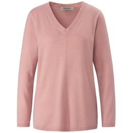 Peter Hahn - V-Pullover aus 100% Premium-Kaschmir, ros&eacute;, Gr. 40 / M - Kaschmir