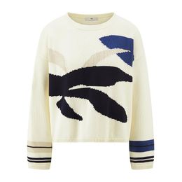 Peter Hahn - Rundhals-Pullover, weiss, Gr. 46 / L - Baumwolle