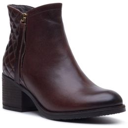 Hush Puppies Halia Leder Frauen BROWN Stiefel