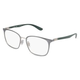 Ray-Ban RX6486 Brille Unisex | Fassung: Vollrand, Quadratisch, Grau Silber