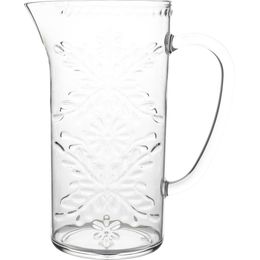 Bo-Camp Sicilian Wasserkanne BPA-frei transparent 2,2 Liter - Gl&auml;ser