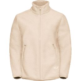 Jack Wolfskin High Curl Damen Fleecejacke beige L - Damenjacken