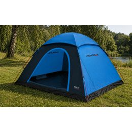 High Peak Monodome XL freistehendes Einfachdach Kuppelzelt blau/grau f&uuml;r 4 Personen - 4-Personen Zelte