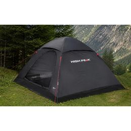 High Peak Monodome XL freistehendes Einfachdach Kuppelzelt schwarz f&uuml;r 4 Personen - Iglu- & Kuppelzelte