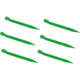 High Peak Kunststoffhering 6er Pack 20 cm gr&uuml;n - Zeltheringe & Abspannmaterial
