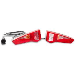 Uebler R&uuml;ckleuchtenset links und rechts mit Kabel und Stecker f&uuml;r Fahrradtr&auml;ger i21 Z, i31, i31 Z und F34 Ersatzteilnummer E1906 - Fahrradtr&auml;ger-