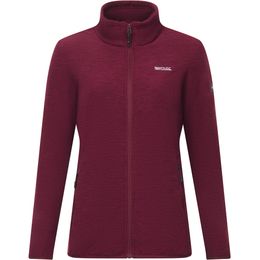 Regatta Harrow Damen Fleecejacke dunkelrot 42 - Damenjacken