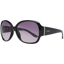 Guess Sonnenbrille GF0284 01B 60 Damen Schwarz