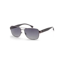 Hugo BOSS Herren 60mm Schwarze Dunkelruthenium Sonnenbrille BOSS1441OS-0ANS-WJ