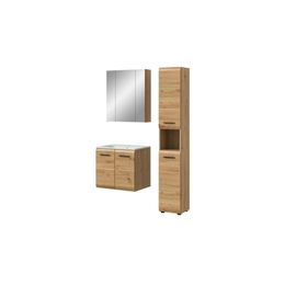 M&ouml;bel Kraft Badkombination holzfarben Ma&szlig;e (cm): B: 105 H: 185 &raquo; M&ouml;bel Kraft