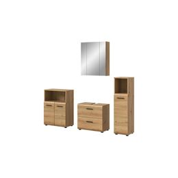 M&ouml;bel Kraft Badkombination holzfarben Ma&szlig;e (cm): B: 180 H: 185 &raquo; M&ouml;bel Kraft