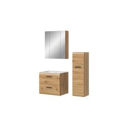 M&ouml;bel Kraft Badkombination holzfarben Ma&szlig;e (cm): B: 105 H: 185 &raquo; M&ouml;bel Kraft