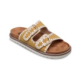 Roxy Damen Pantolette "HYNDIRA", Gr. 37gelb sun, Synthetik, Schuhe, Sandale, Schlappen, Sommerschuh